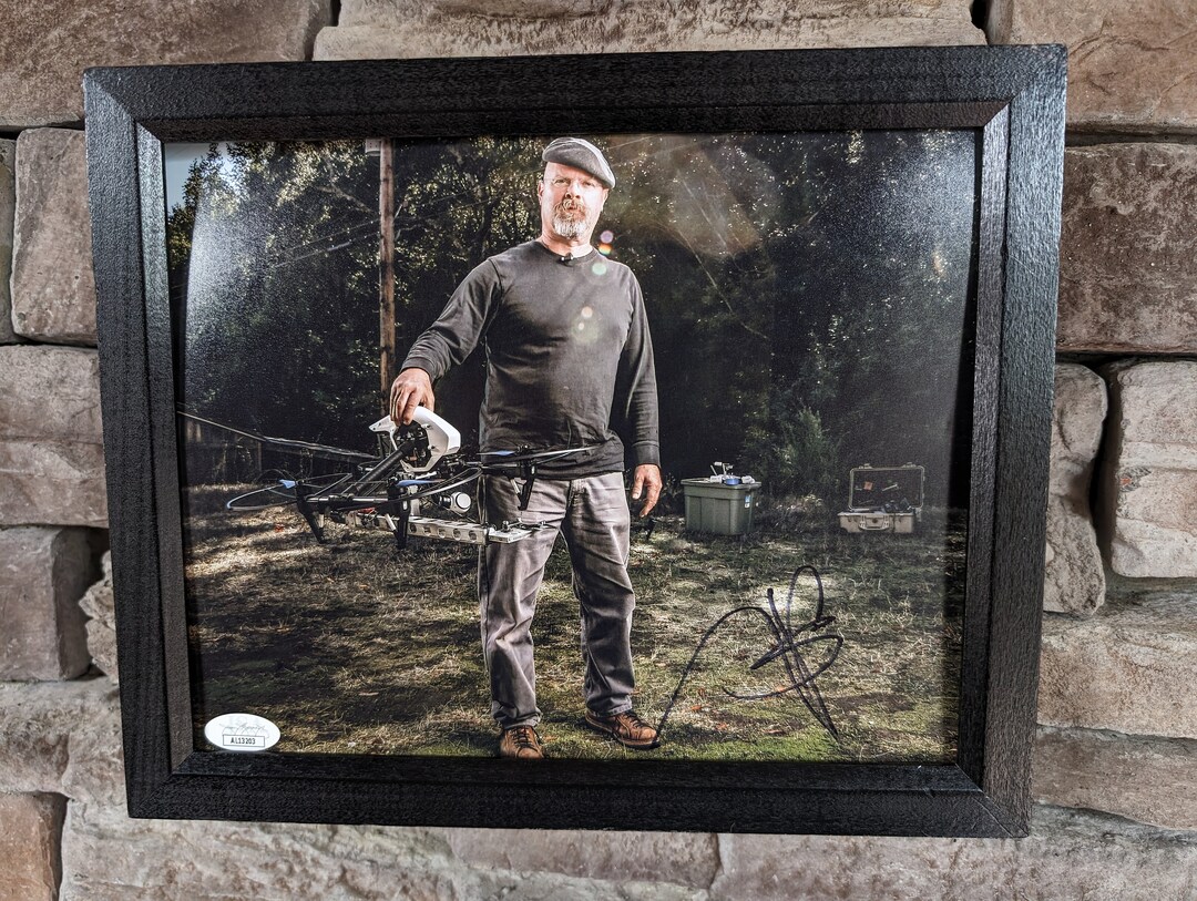 Autographed Jamie Hyneman Mythbusters 8x10 Inch Framed Photo With ...