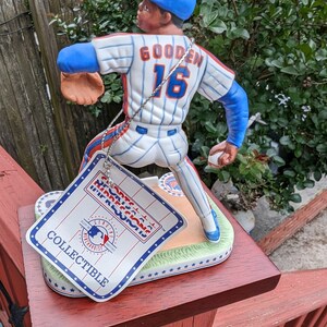 1980s Sports Impressions Limited Edition Porcelain Statue on a Wood ...