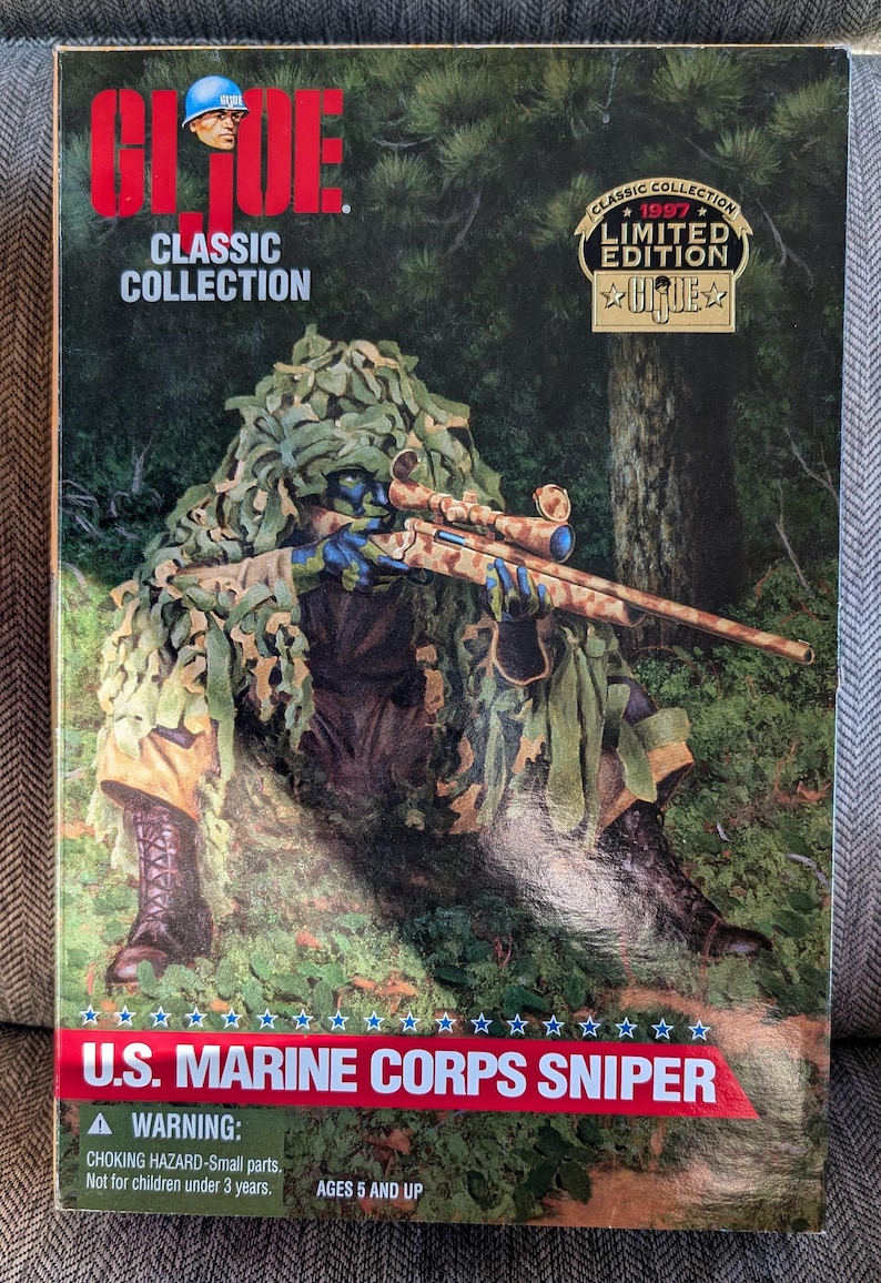 Vintage 1990s GI Joe Classic Collection U.S. Marine Corps Sniper ...