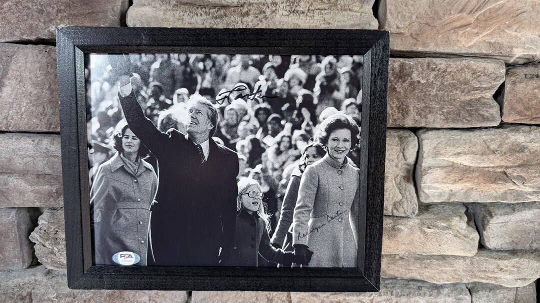 Autographed President Jimmy Carter & First Lady Rosalynn Carter 8x10 ...