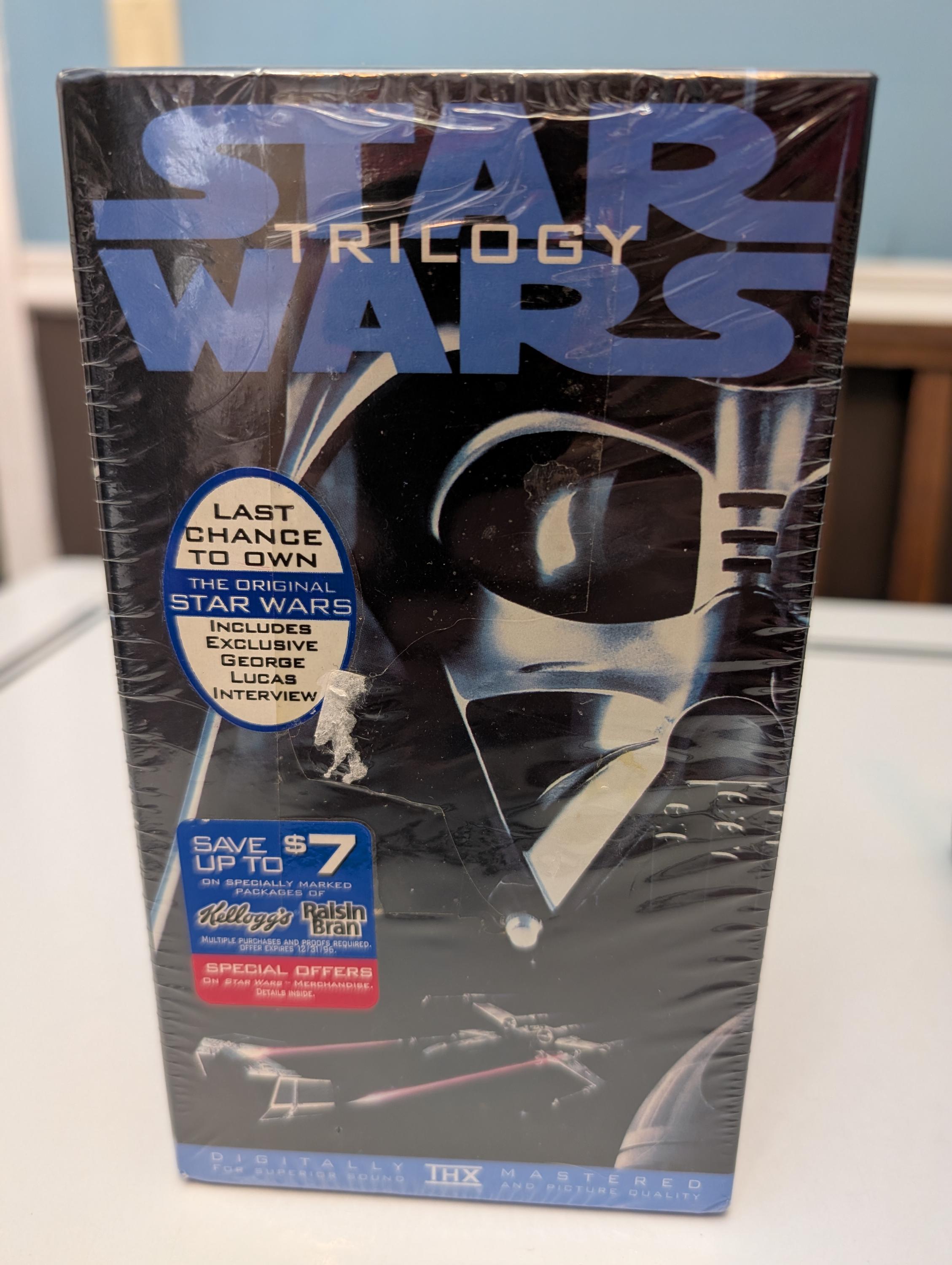 The Original Star Wars Trilogy 1995 VHS Box Set Factory Sealed Never ...