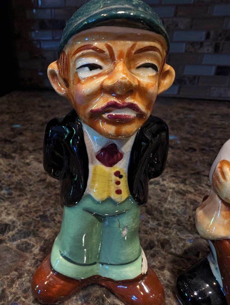 Vintage 1950s Baseball Player and Umpire Salt and Pepper Shakers. - Etsy