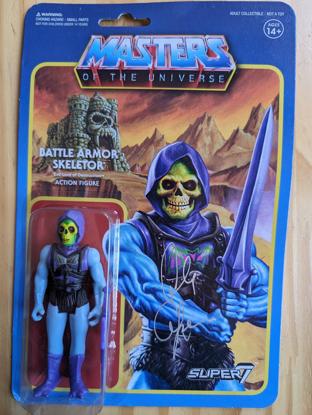 Autographed Alan Oppenheimer Skelator Masters of the Universe Action ...