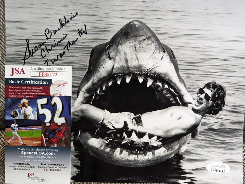 Autographed Susan Backlinie Jaws First Victim Chrissie JAWS 8x10 Inch ...
