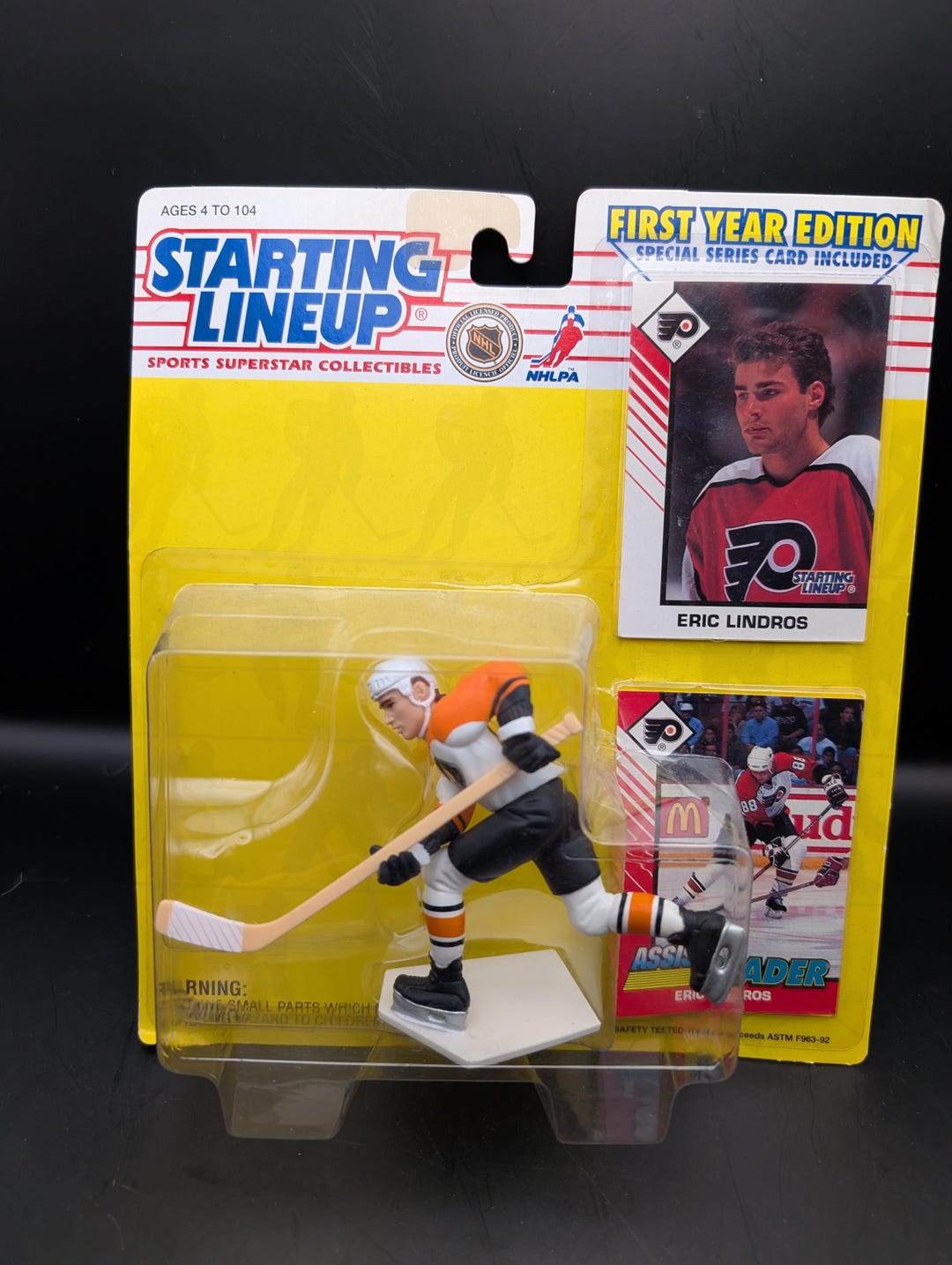 Starting Lineup 1996 Eric Lindros Philadelphia Flyers Action Figure in ...