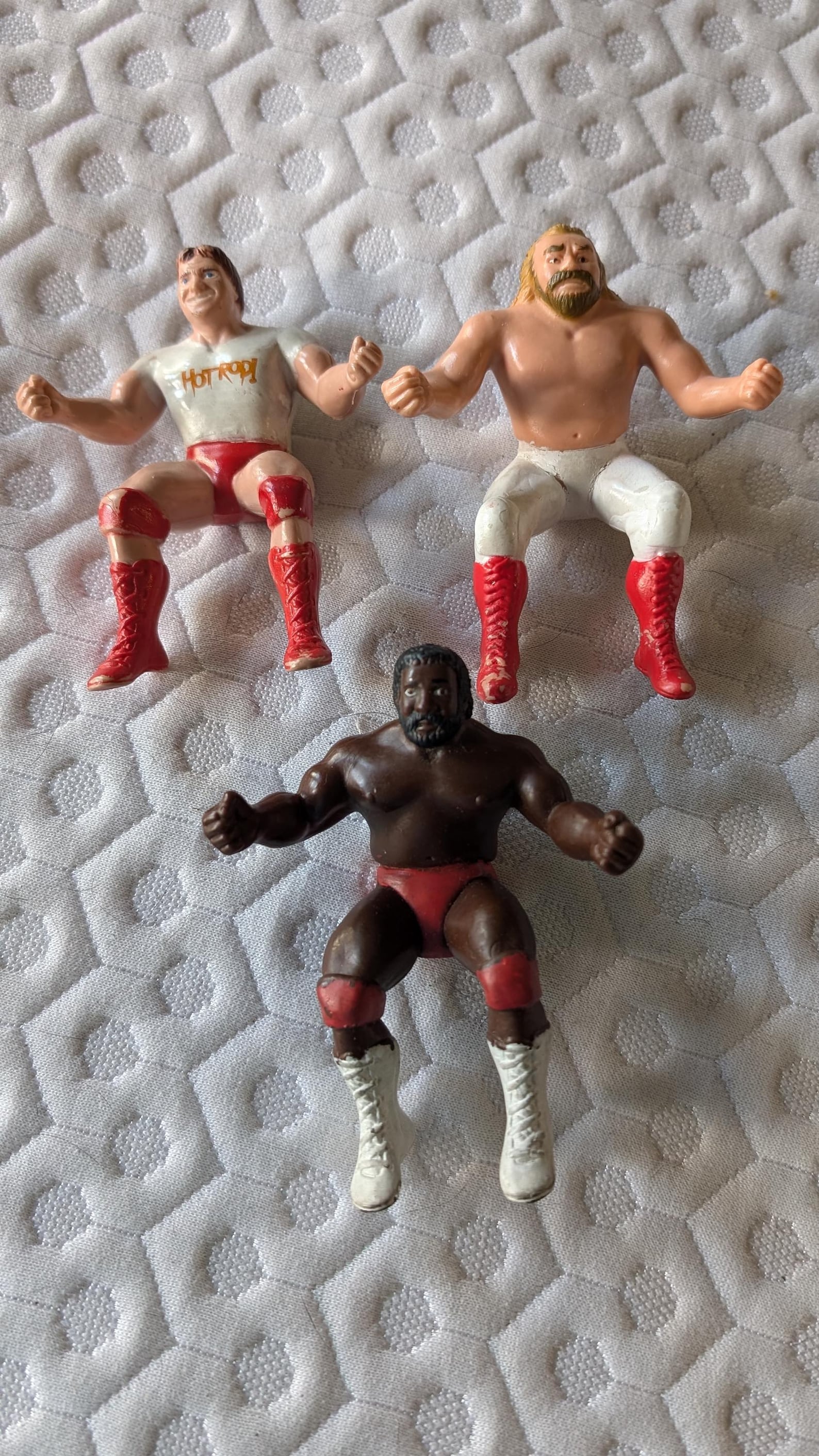 Vintage 1980s WWF WWE LJN Titan Sports Thumb Wrestlers Rubber Figures ...