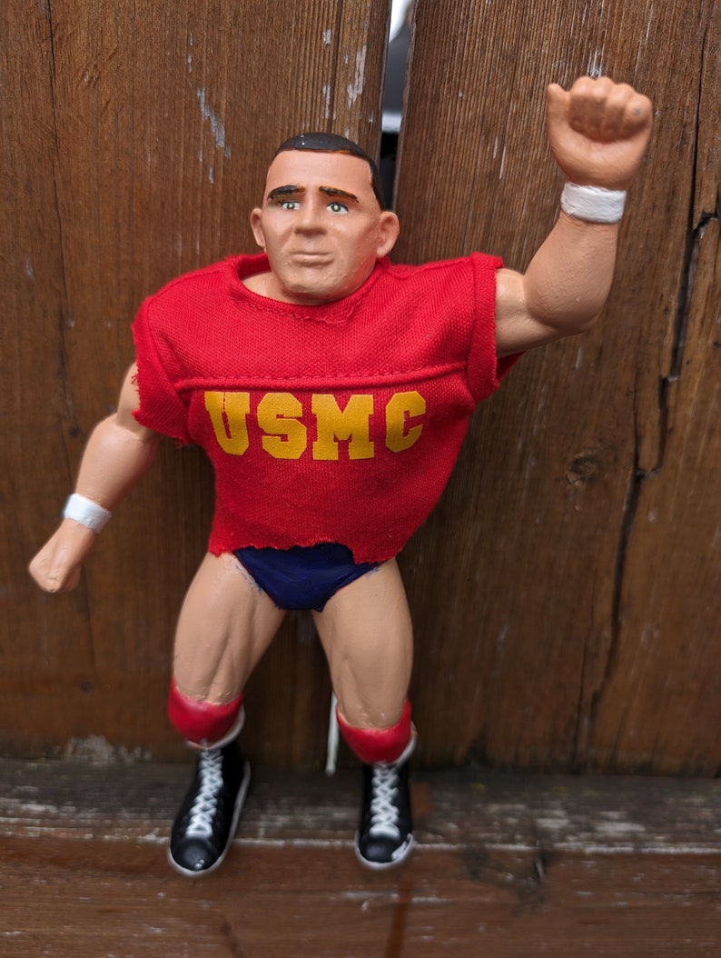 Vintage 1980s WWF WWE LJN Titan Sports Terry Daniels Custom Rubber Bob ...