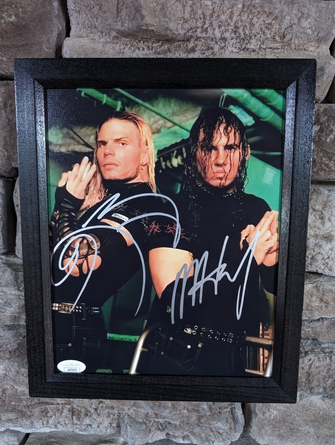 Autographed WWF WWE the Hardy Boyz Matt Hardy and Jeff Hardy 8x10 Inch ...