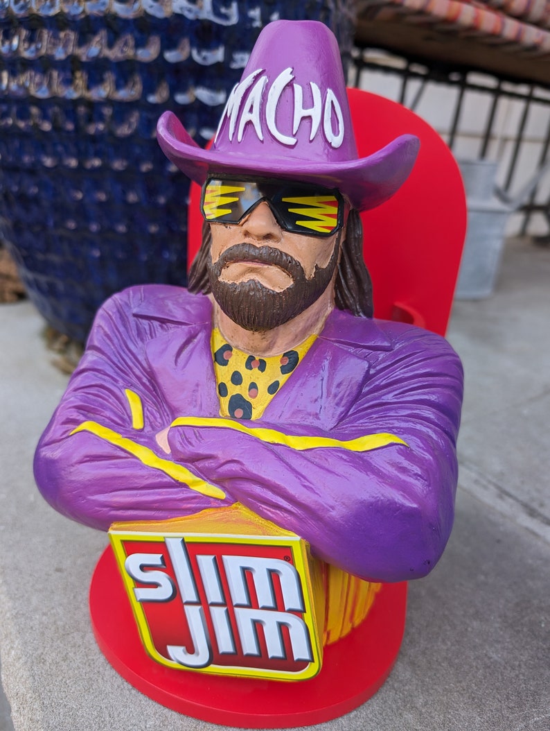 The Macho Man Randy Savage Slim Jim Holder Counter Display - Etsy