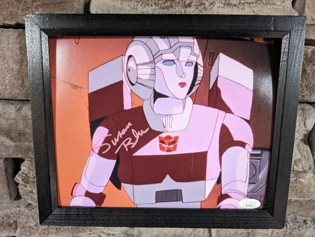 Autographed Susan Blu Voice of Arcee in Transformers 8x10 Inch Framed ...