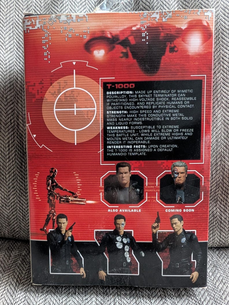 NECA Terminator Genisys T-1000 Police Disguise 7 Inch Action Figure in ...