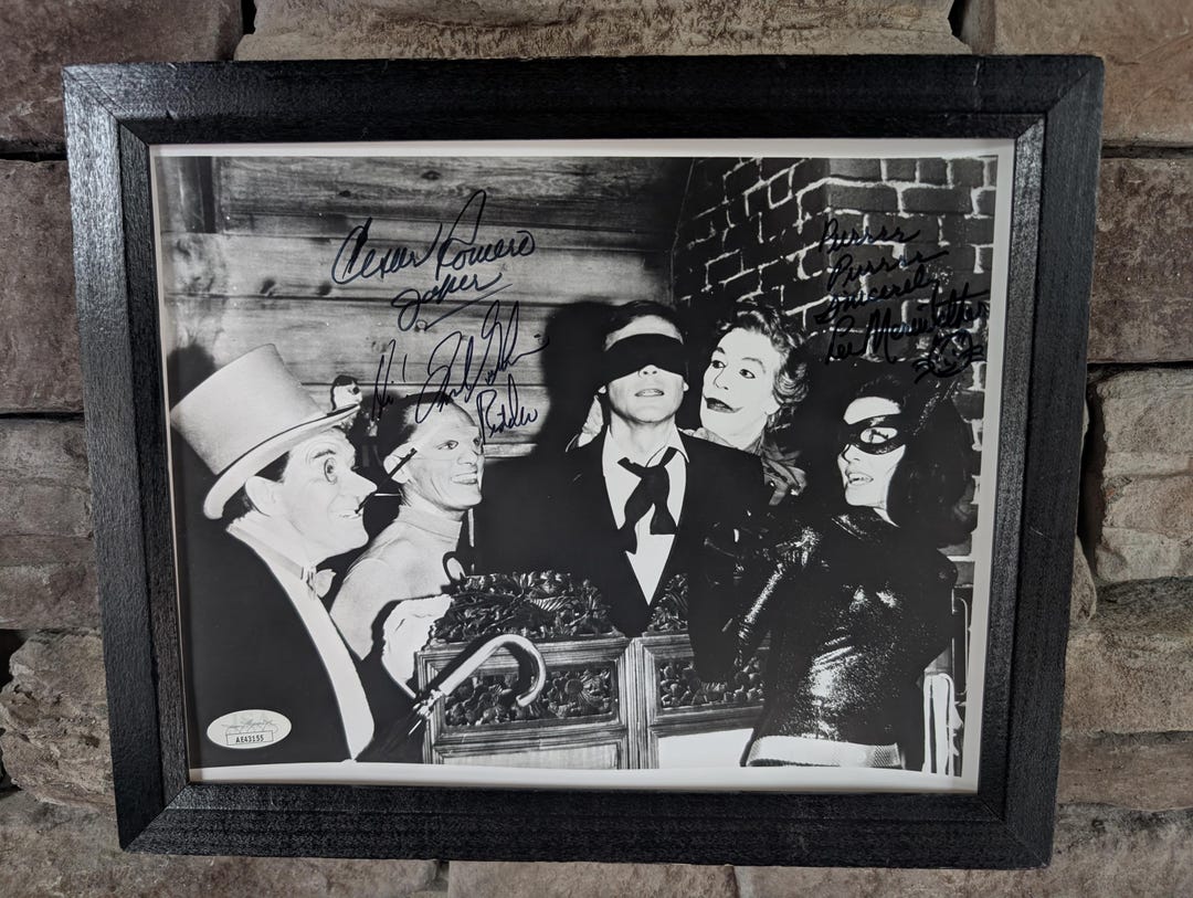 Autographed Lee Meriwether Catwoman Cesar Romero the Joker & Frankon ...