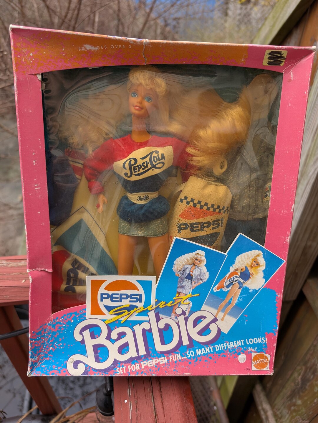 Vintage 1989 Mattel Pepsi Spirit Barbie Barbie Doll in Original Box ...