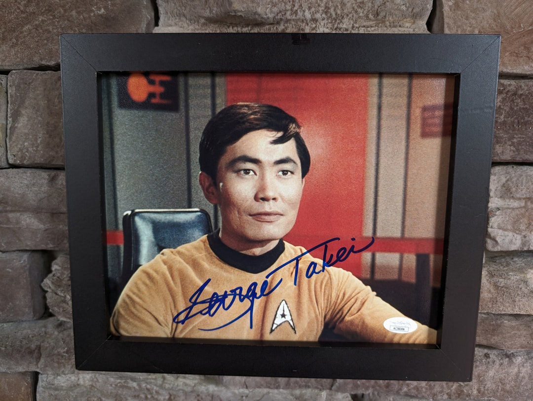Autographed George Takei Hikaru Sulu in Star Trek . Framed 8x10 Inch ...
