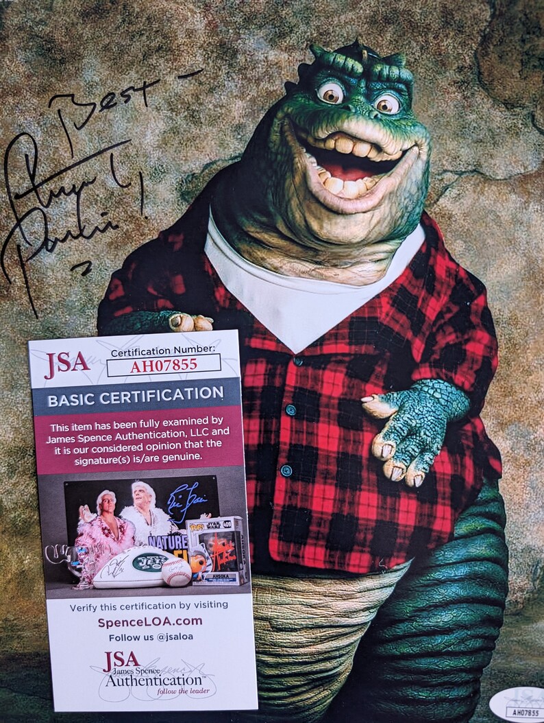 Autographed Stuart Pankin Voice of Earl Sinclair on Dinosaurs. 8x10 ...