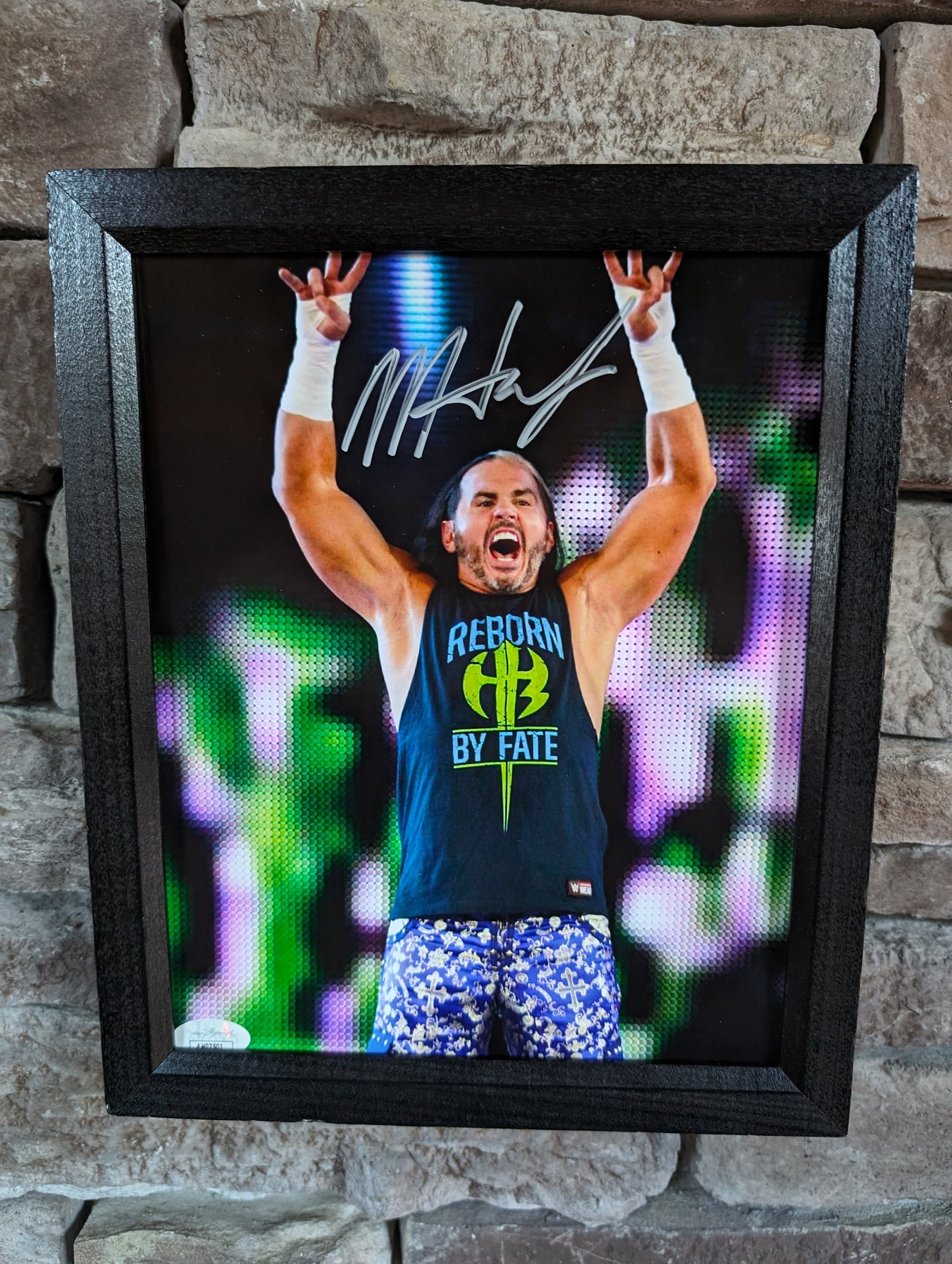 Autographed WWF WWE the Hardy Boyz Matt Hardy 8x10 Inch Framed Photo ...