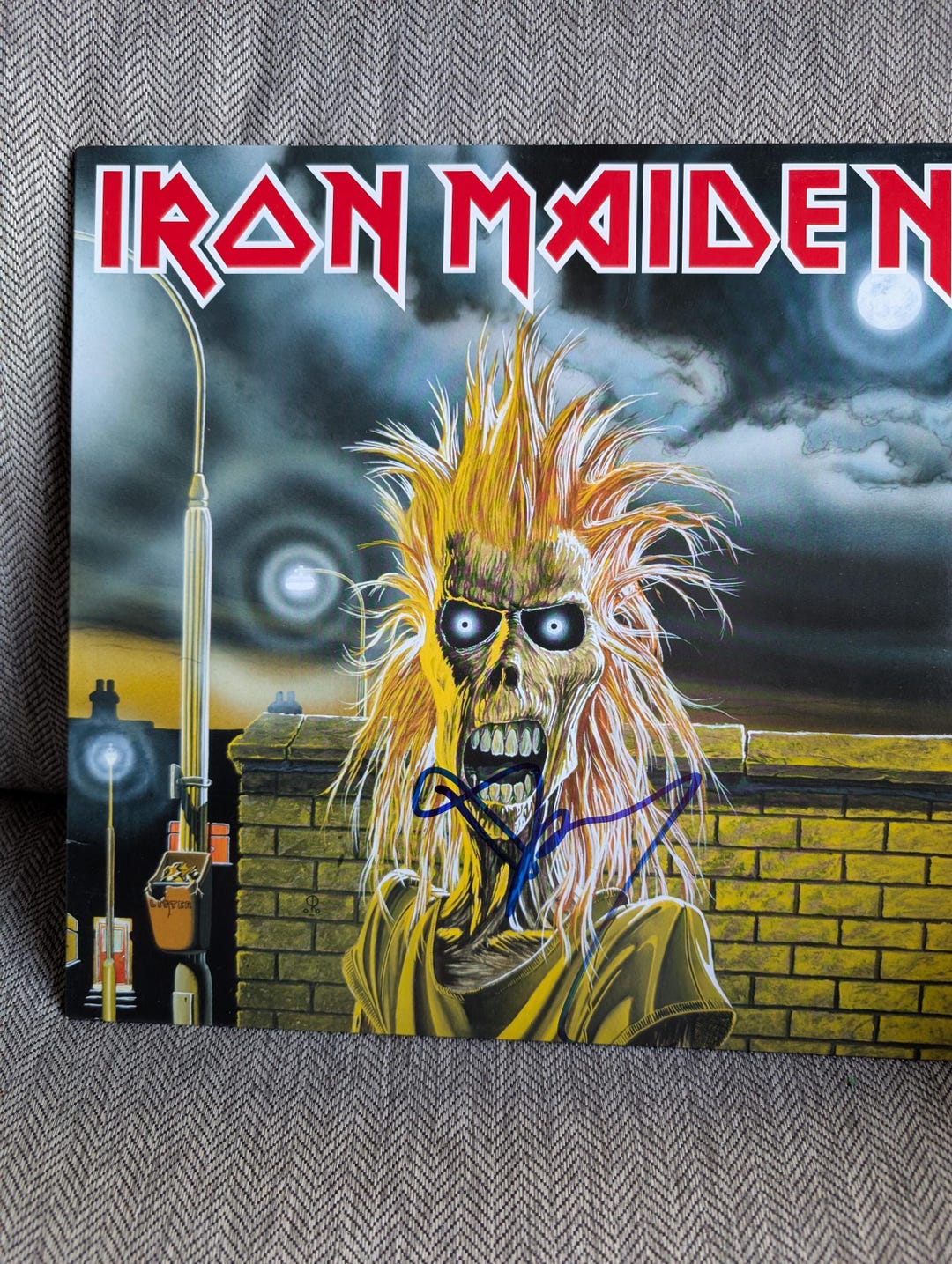 Autographed Bruce Dickinson Iron Maiden Vinyl Record With Certificate ...