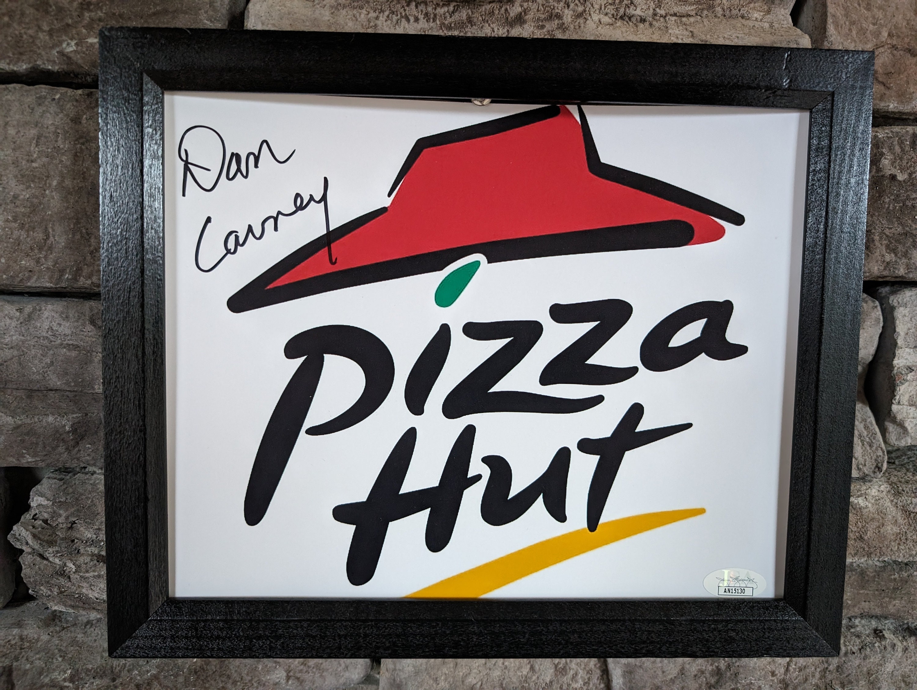 Autographed Dan Carney Pizza Hut Founder 8x10 Inch Framed Photo With ...