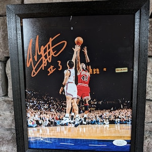 Autographed John Starks N.Y. Knicks 8x10 Inch Framed Photo With ...