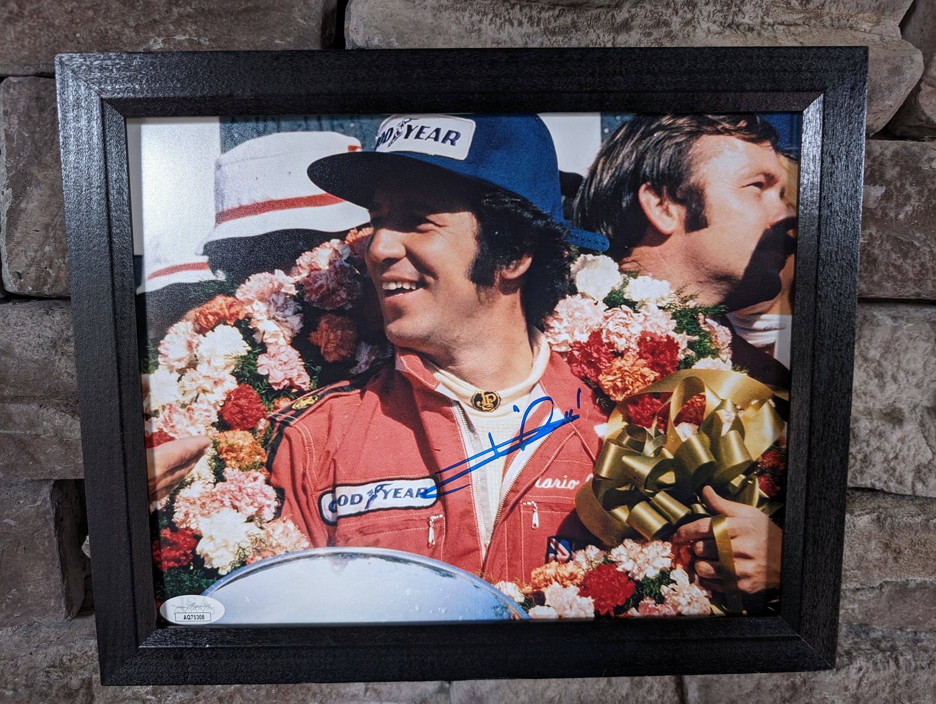 Autographed Mario Andretti NASCAR Legend 8x10 Inch Framed Photo With ...