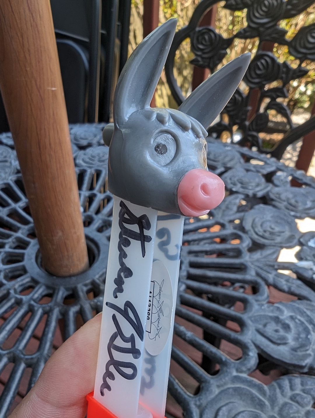Autographed Steve Glew the Pez Outlaw Donkey Pez Dispenser From His ...
