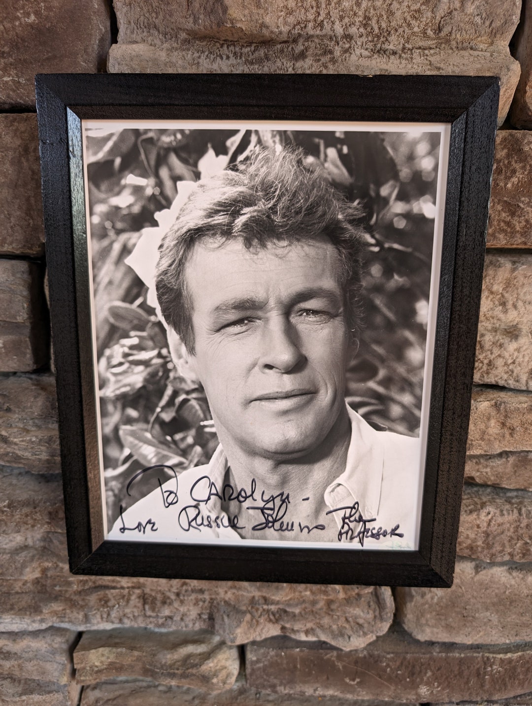 Autographed Russell Johnson the Professor Roy Hinkley Gilligan's Island ...