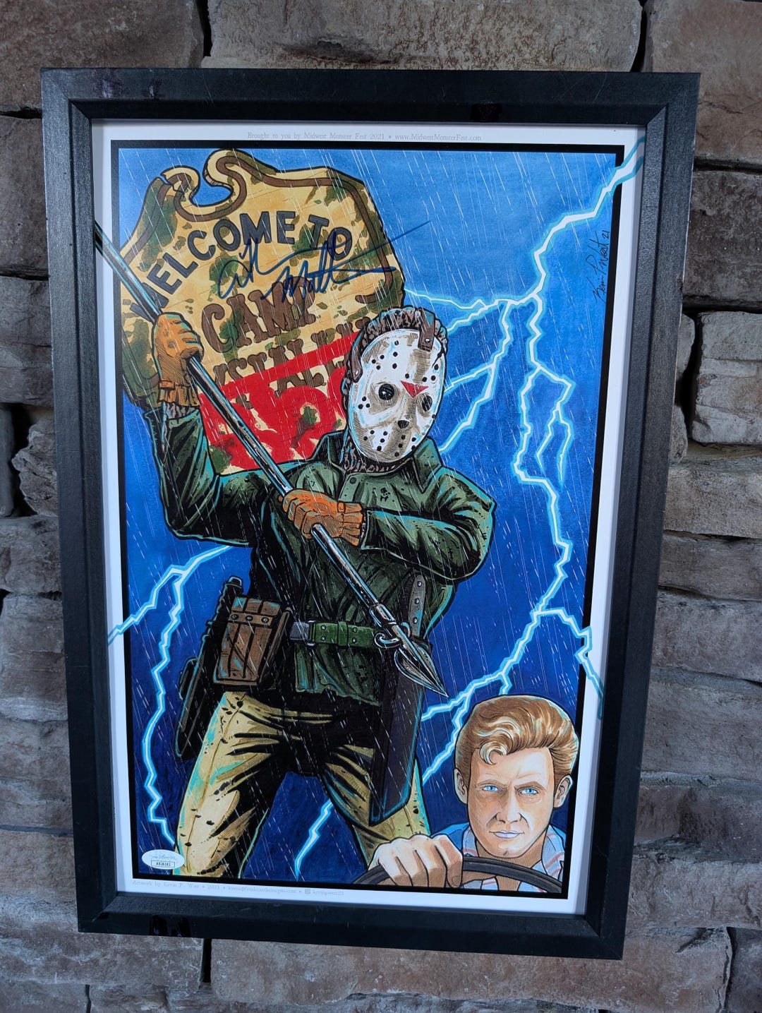 Autographed Thom Matthews Tommy Jarvis Friday the 13th 11x17 Inch ...