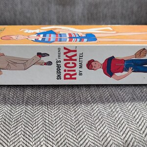 Vintage 1960s Mattel Barbie Skippers Friend Ricky Doll in Original Box ...
