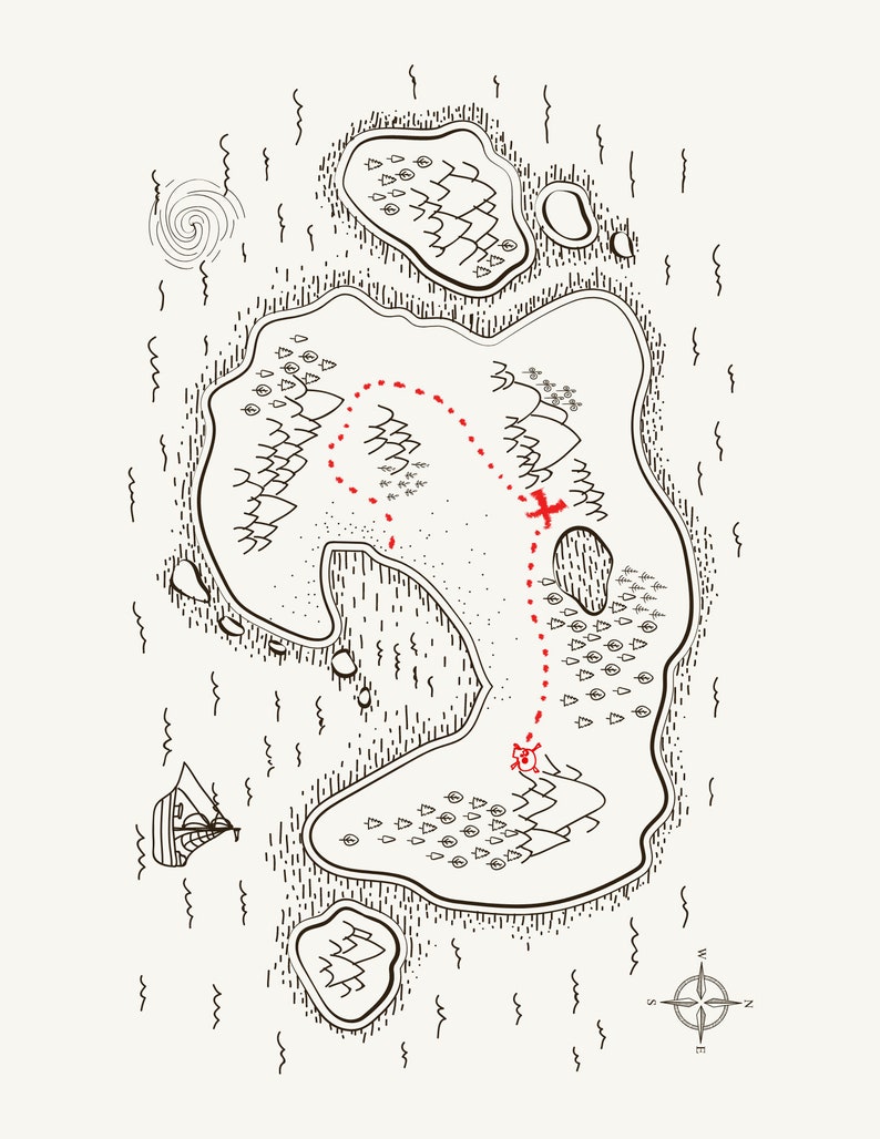 Pirate Treasure Chest Printable Kids Activity | Pirate Party Games ...