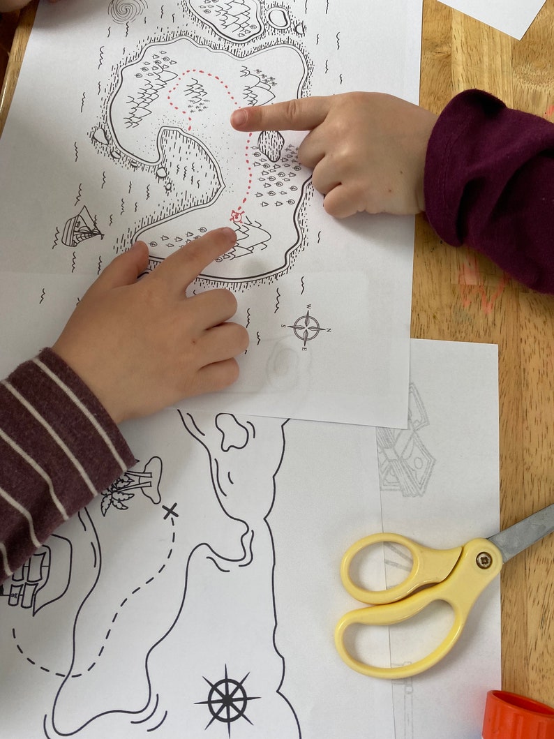 Pirate Treasure Chest Printable Kids Activity | Pirate Party Games ...