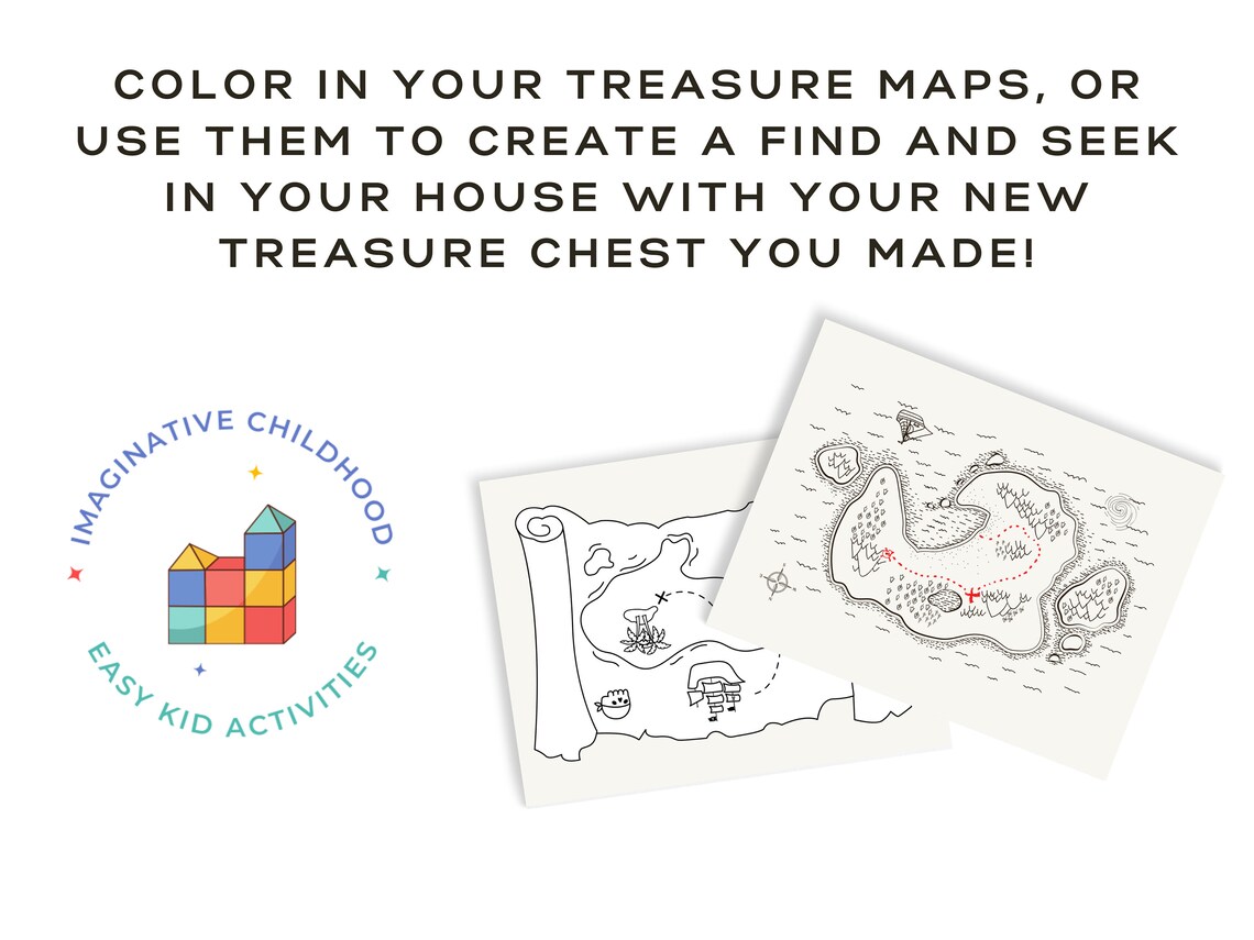 Pirate Treasure Chest Printable Kids Activity | Pirate Party Games ...