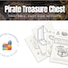 Pirate Treasure Chest Printable Kids Activity | Pirate Party Games ...