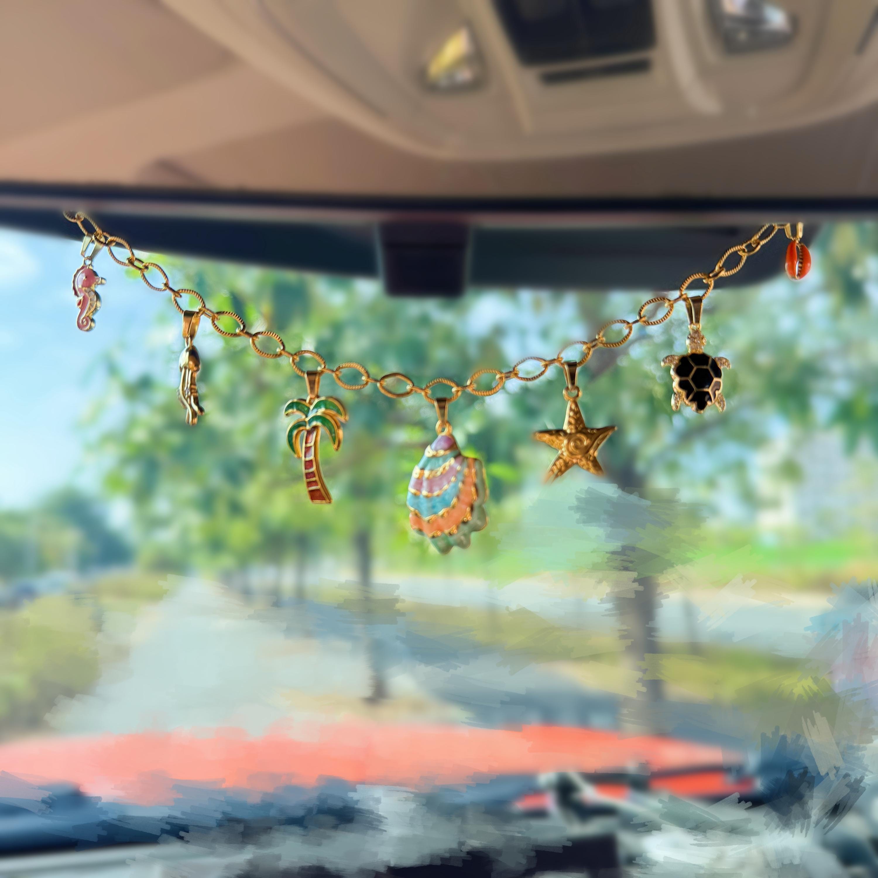 Car Charm for Rearview Mirror, Build Your Own Charm for Car Keys,girl ...