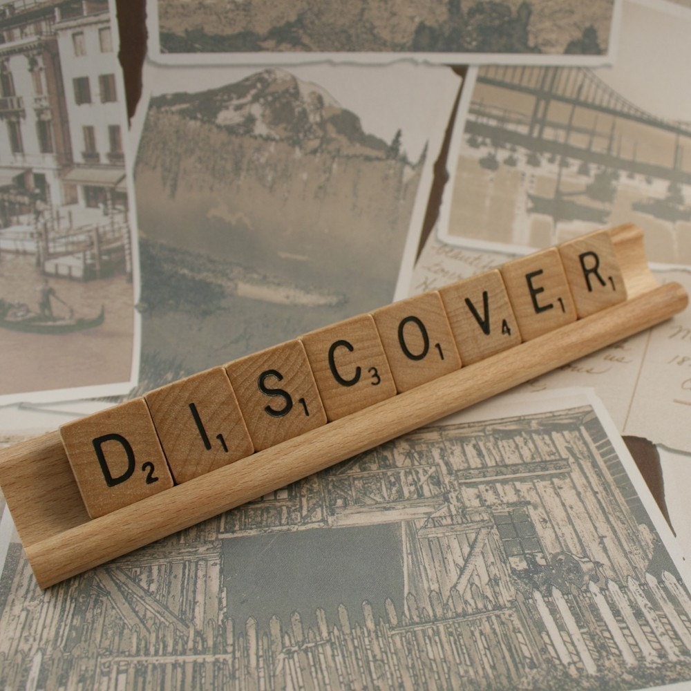 DREAM BIG Scrabble Letters Sign RECYCLED - Etsy