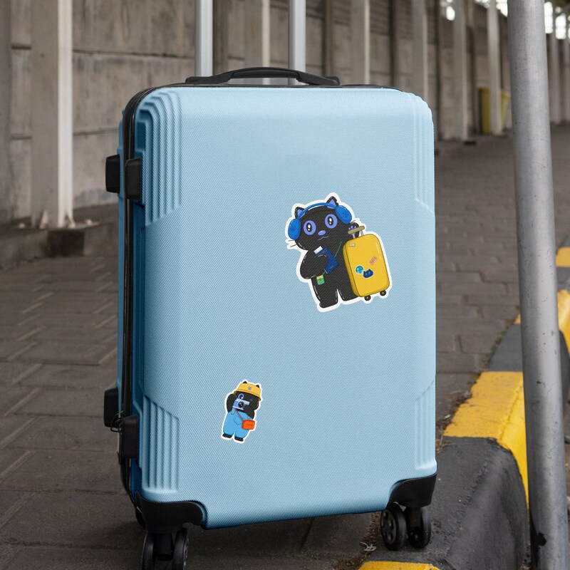 Suitcase Stickers - Etsy