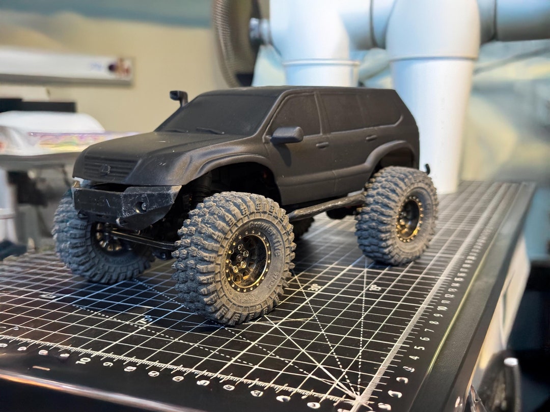 SCX24 High Clearance Lexus GX470 Body Shell and Bumper Kit 1/24th Scale ...