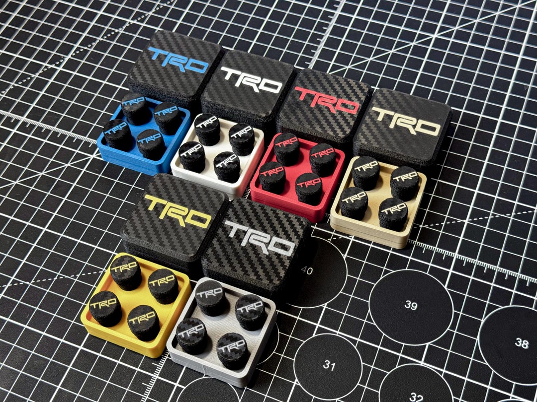 TRD Valve Stem Caps: Toyota 4runner, Tacoma, Tundra, SUV - Gift for ...