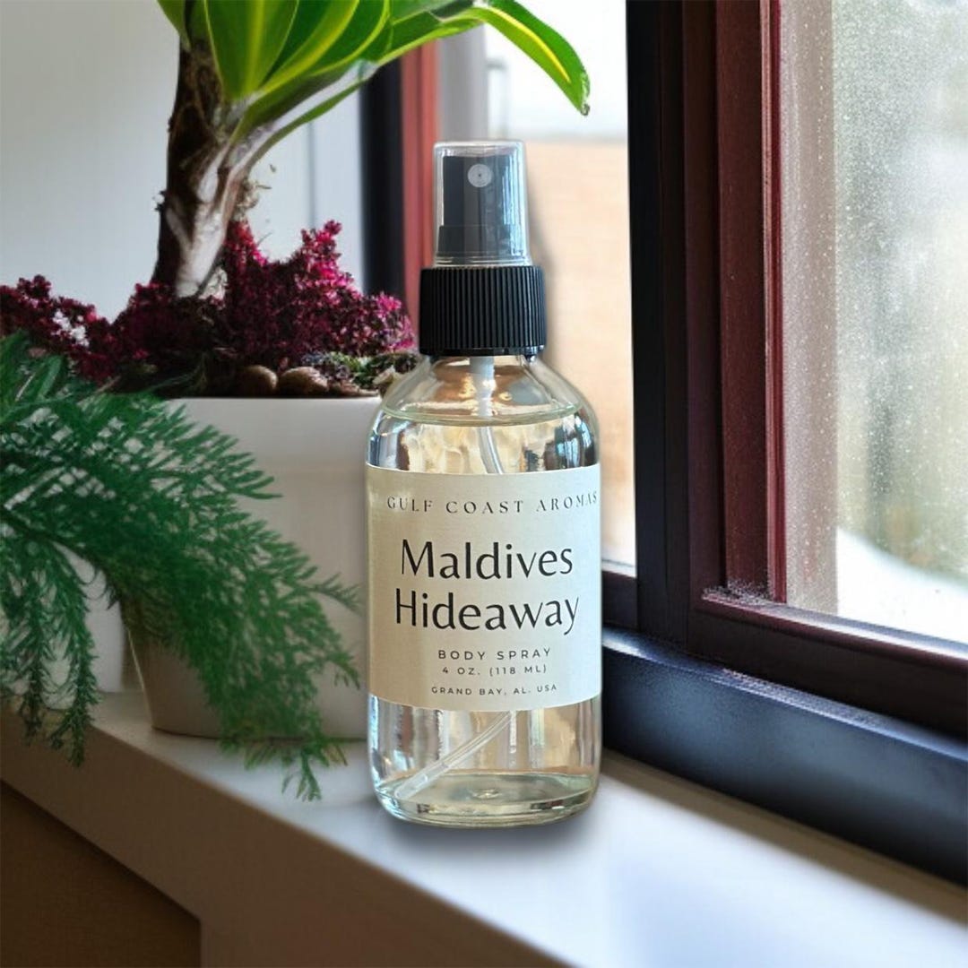 Maldives Hideaway Body Spray - Body Mist. Inspired by Kayali’s Maldives ...