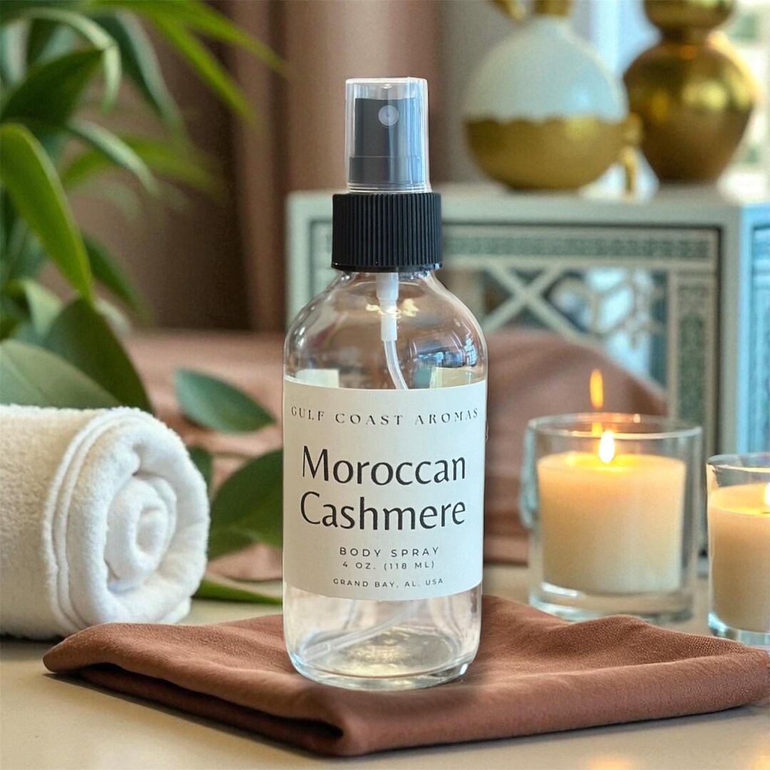 Moroccan Cashmere Body Spray - Body Mist. Spa Scent Limited Edition ...