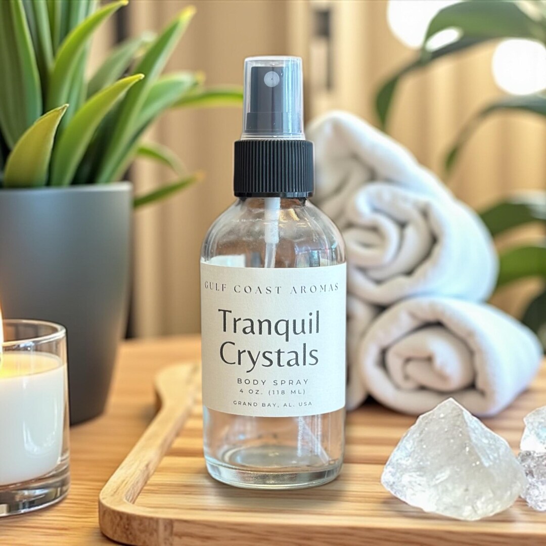 Tranquil Crystals Body Spray - Body Mist. Spa Scent Limited Edition - Etsy