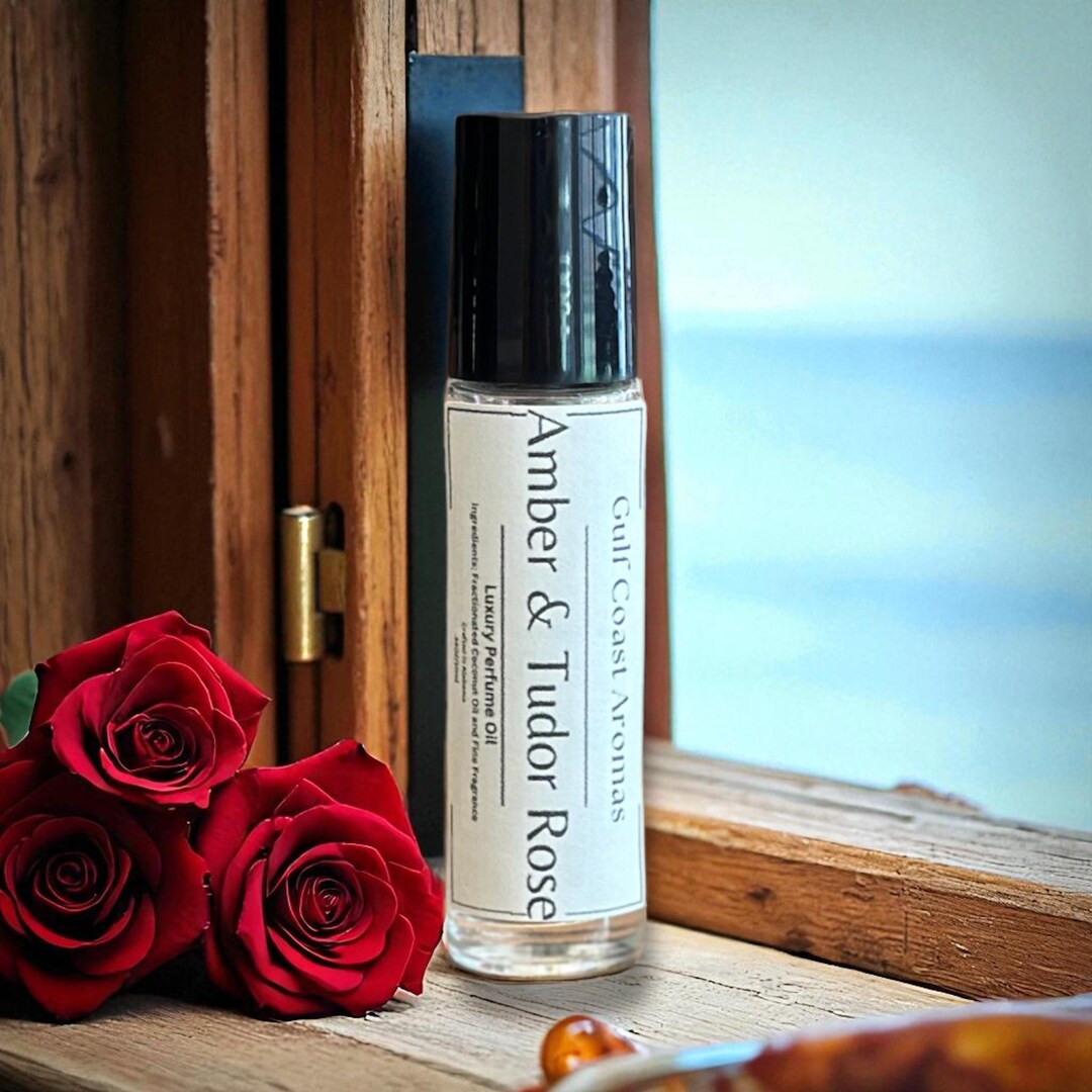 Amber and Tudor Rose Perfume Oil, Roll on Perfume . Inspired by Jo ...