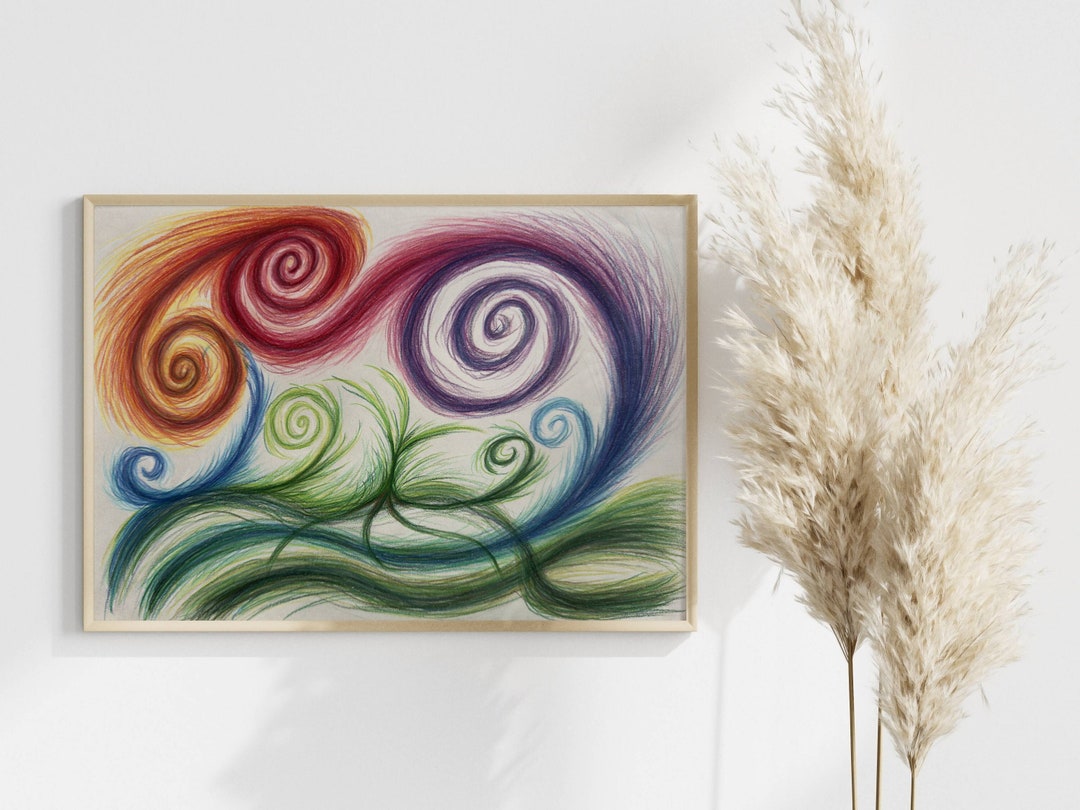 Tree of Life, Positivity Art Print, Symbolic Artwork, Original Wall Art ...