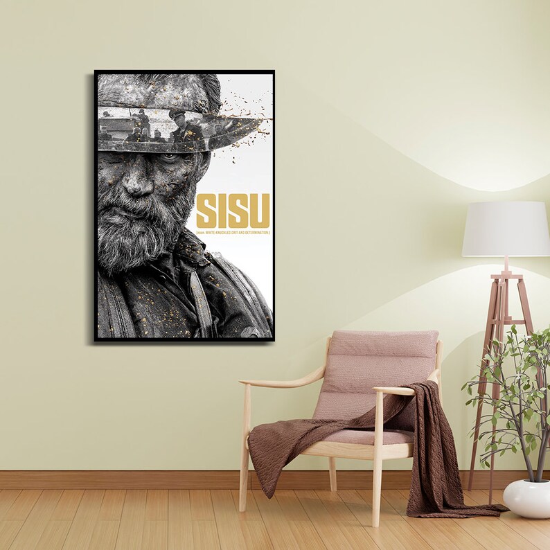 Sisu 2022 Movie Poster, Wall Decor Printings, Modern Wall Decor Poster ...