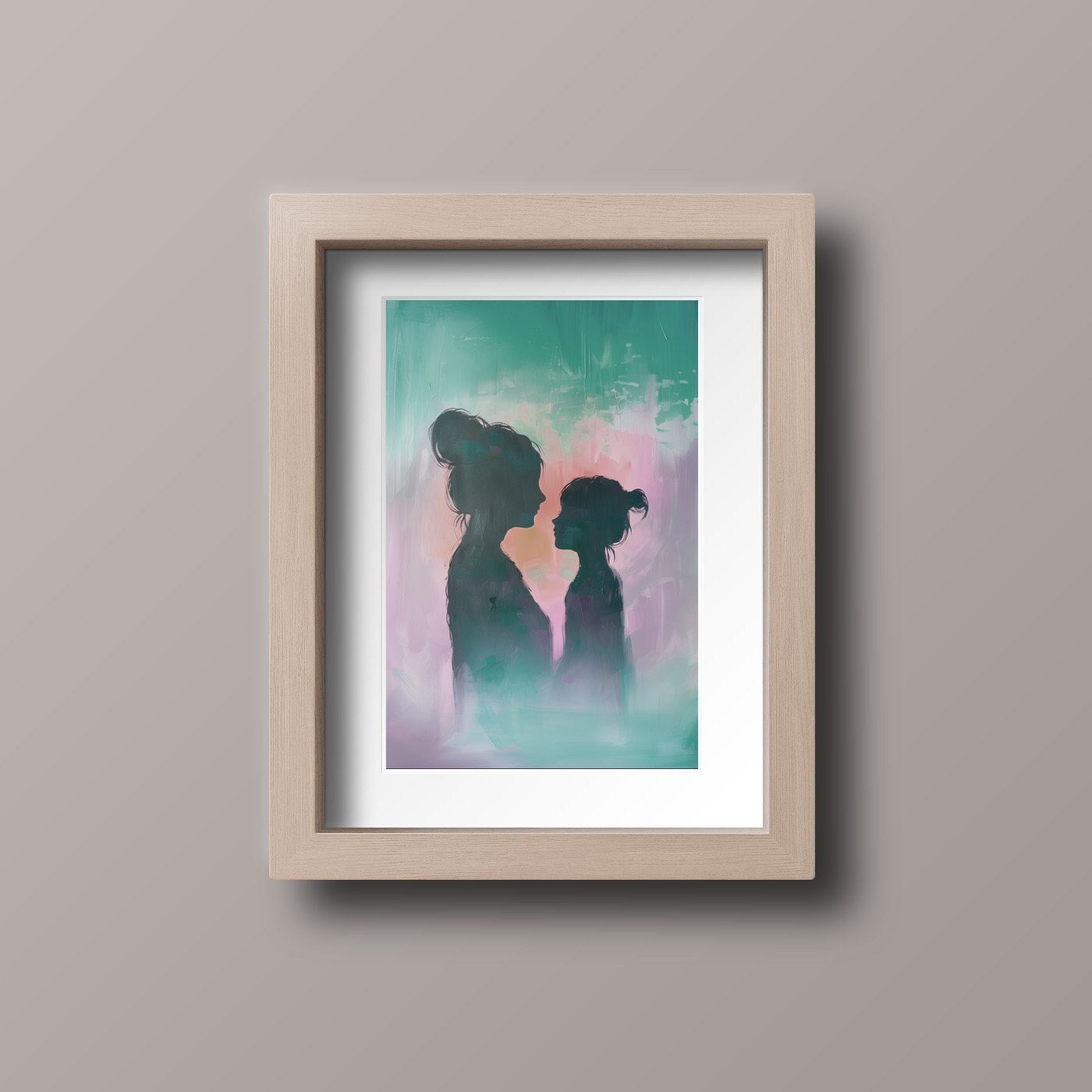 Mothers Day Art | Mother Print | Mother and Daughter Artwork | Mum Gift ...