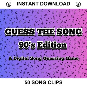 GUESS THE SONG | Digital Song-guessing Game | 50 Clips | Play Online or ...