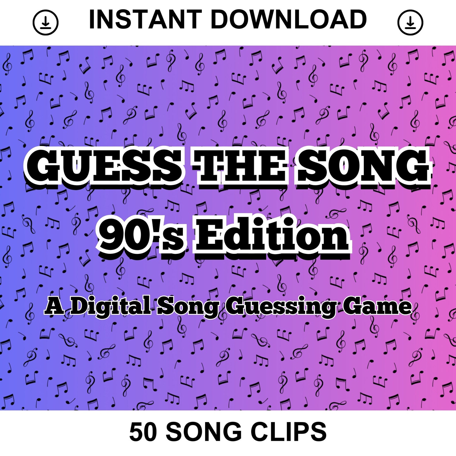 GUESS THE SONG | Digital Song-guessing Game | 50 Clips | Play Online or ...