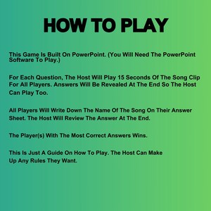 GUESS THE SONG | Digital Song-guessing Game | 50 Clips | Play Online or ...