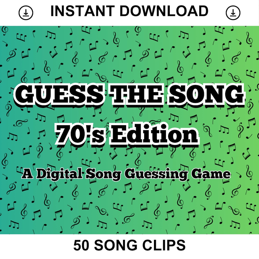 GUESS THE SONG | Digital Song-guessing Game | 50 Clips | Play Online or ...