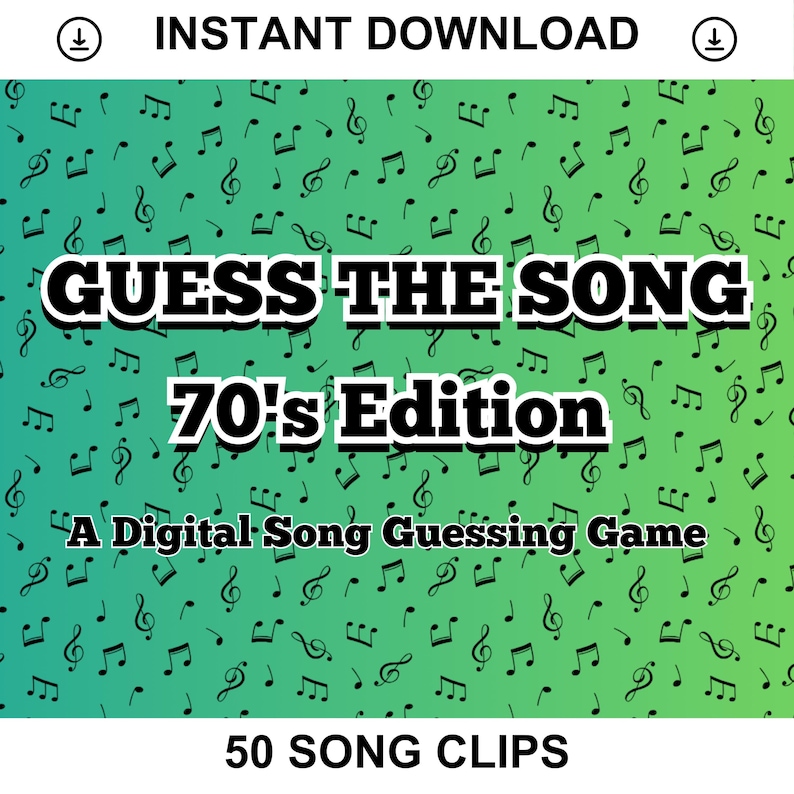 GUESS THE SONG | Digital Song-guessing Game | 50 Clips | Play Online or ...