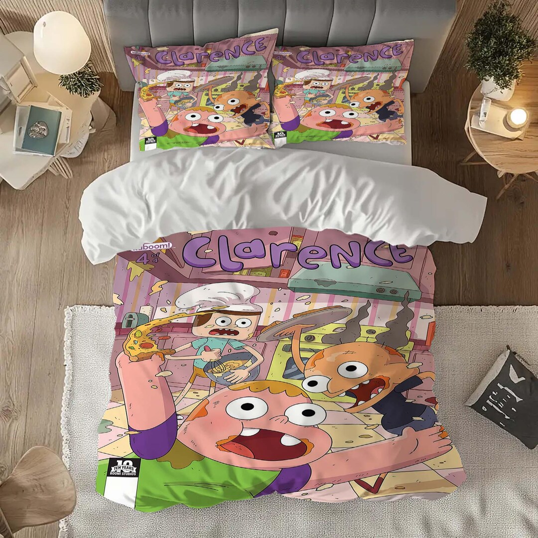 Personalized Name Clarence Bed Three Piece Set Custom Quilt Cover Queen ...